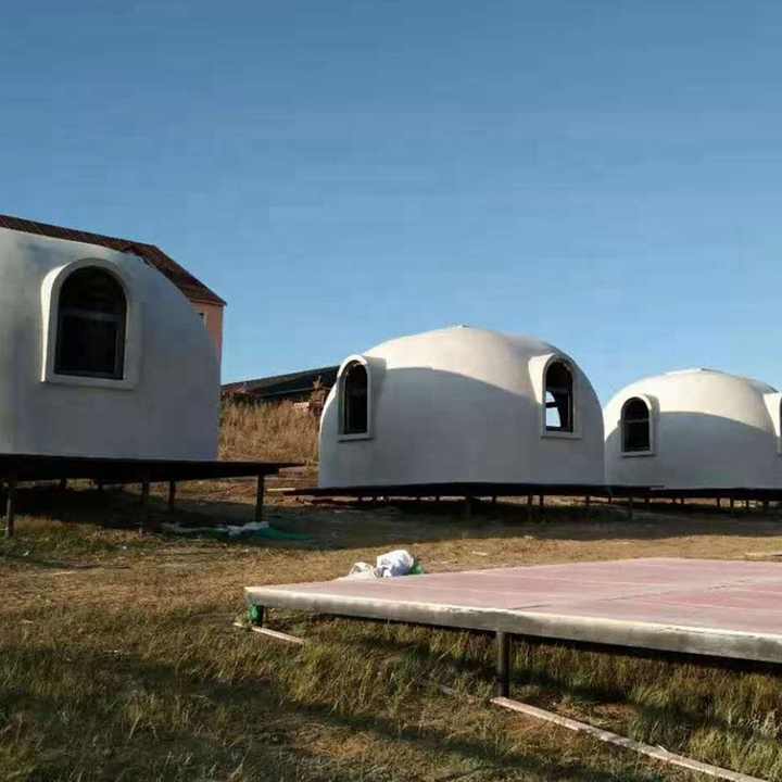 Graphene EPS Foam Modular Tiny House - 28 Sqm Round Dome