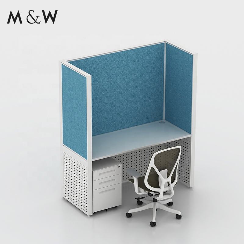 Luxury Modern Office Cubicle with Aluminium Perforated Panels