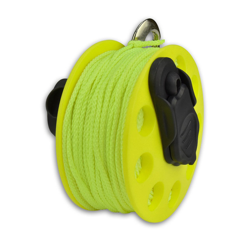 ISURE Marine 30-meter Diving Line Wheel with Double-head Hook Crank ...