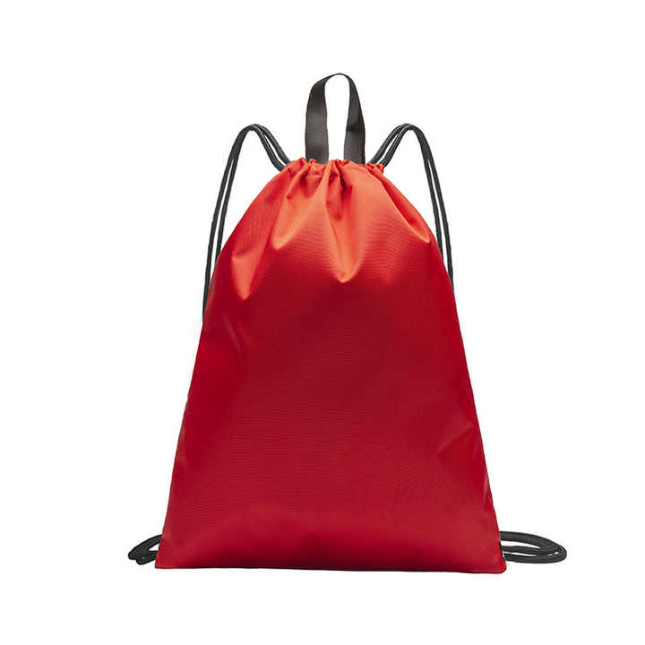 Custom Logo Drawstring Backpack - 210D Polyester Promotional Bag