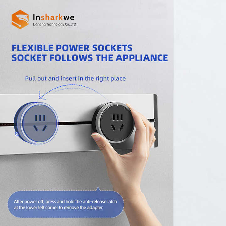Hot Selling Universal Multifunctional Smart Wall Power Track Socket ...
