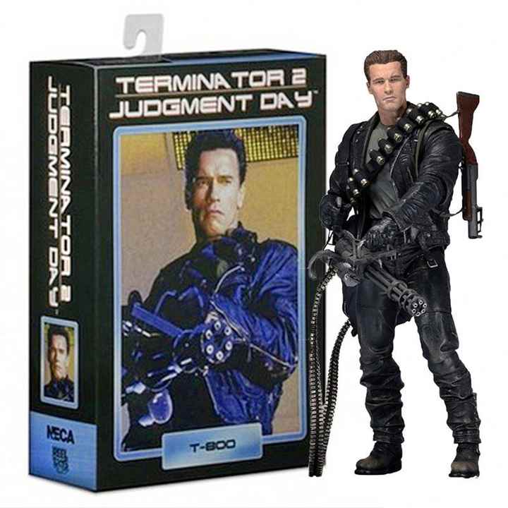 Terminator 2 Action Figure - Schwarzenegger & T1000 Model