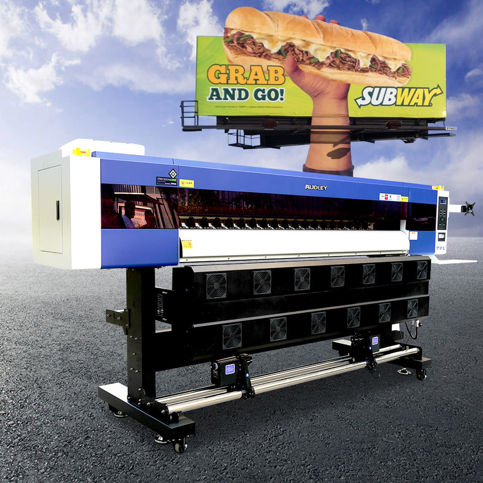 For I3200 4-Head Automatic Eco-Solvent Inkjet Printer 1.8m Outdoor ...