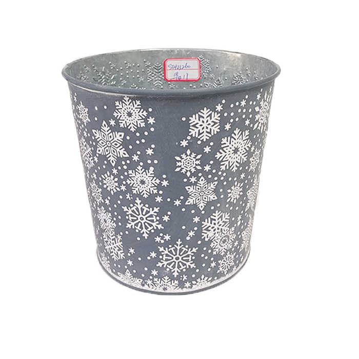 Metal Decorative Gifts Buckets Galvanized Rustic Farmhouse Planters ...