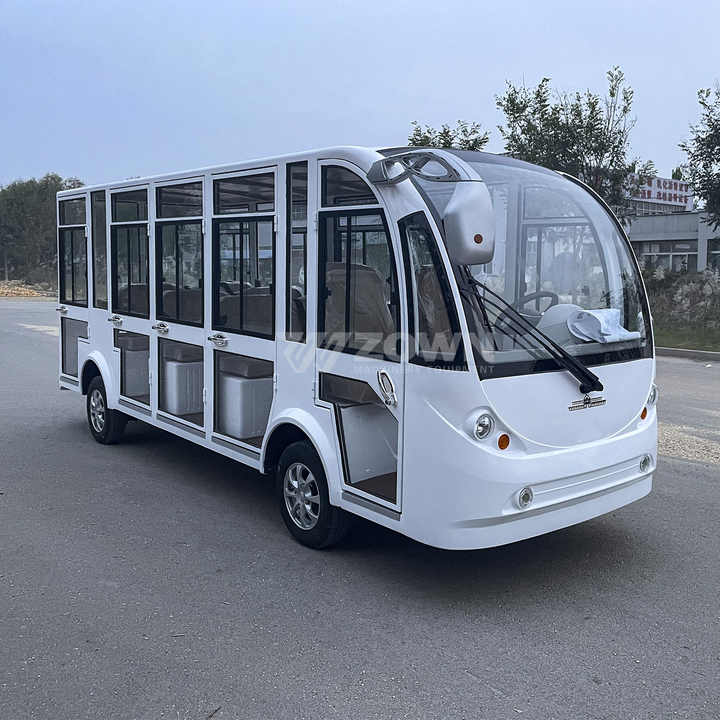 Mini Tourist Bus Sightseeing Car Enclosed Luxury Quad Tourist RV Street ...
