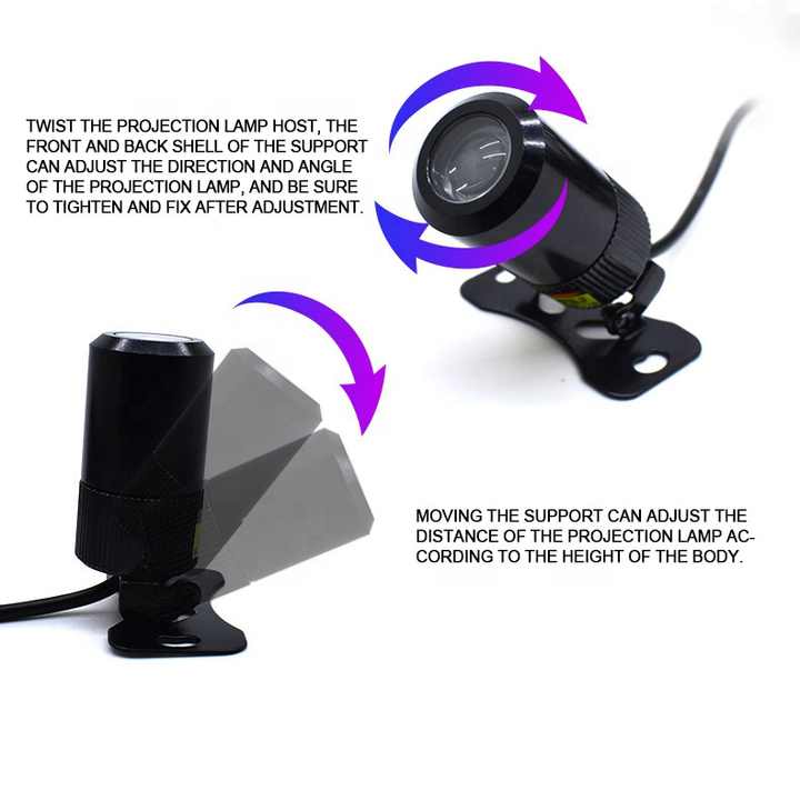 Car Auto LED Laser Fog Light Vehicle Anti-Collision Taillight Brake Warning Lamp Car Parking ...