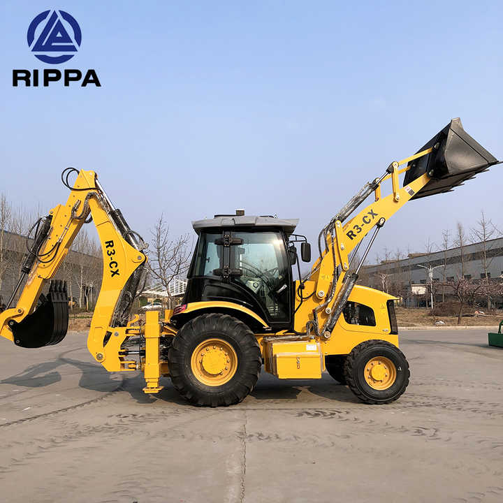 Hot Sale Jcb Backhoe Loader Rippa Wheeled Loader and Backhoe 4x4 ...