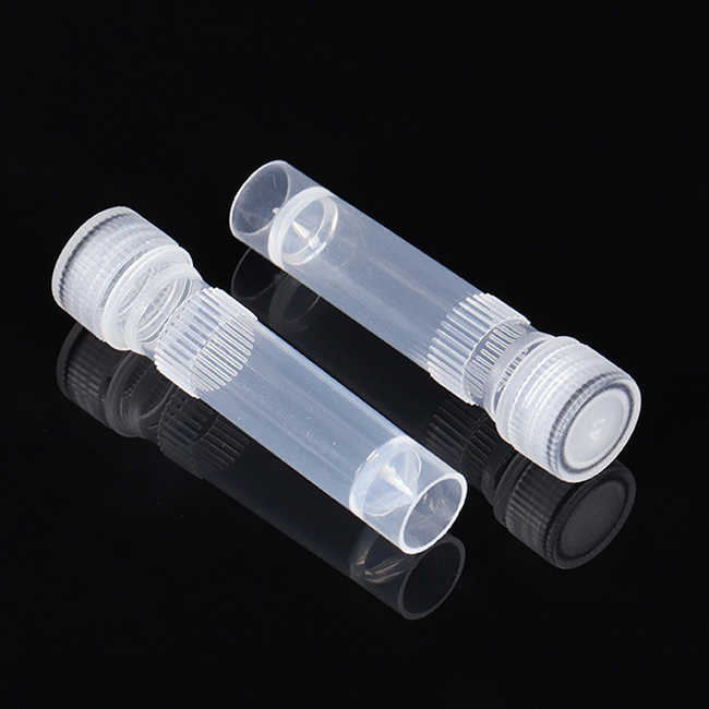 Laboratory Self Standing Cryovial Tube Plastic Lab 1.8mL 2mL Freezing Cryogenic Cryo Vials Tube ...