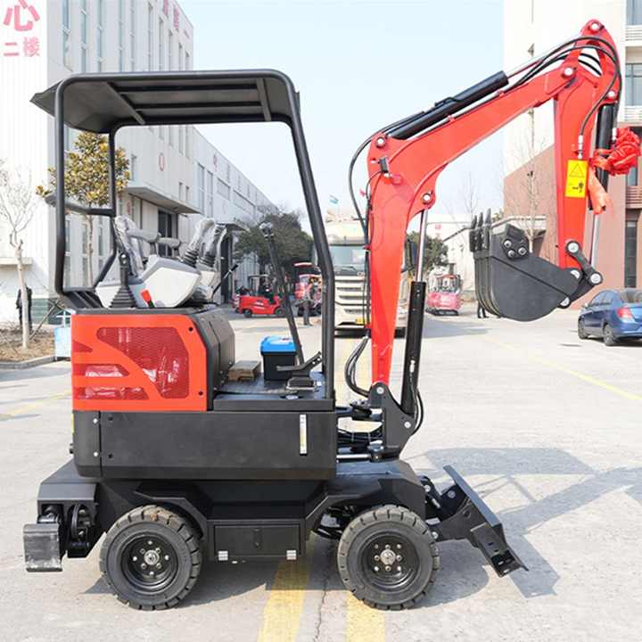 Electric Mini Excavator SD40-9 Compact Wheel Excavator from China ...