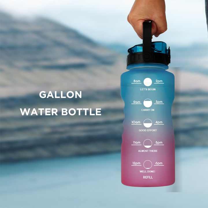 1 Gallon BPA Free Reusable Fitness Water Jug - Motivational