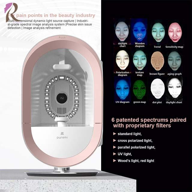 Portable Monitor Handheld Scalp Dermatology Equipment Bia Facial Ai ...