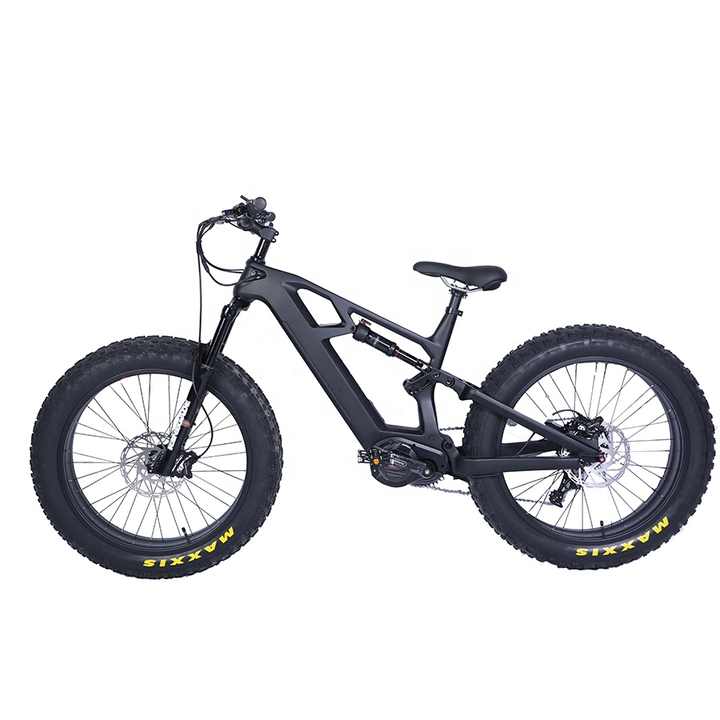 2024 Carbon Fibre Ebike with 48V 1000W Motor & Full Suspension