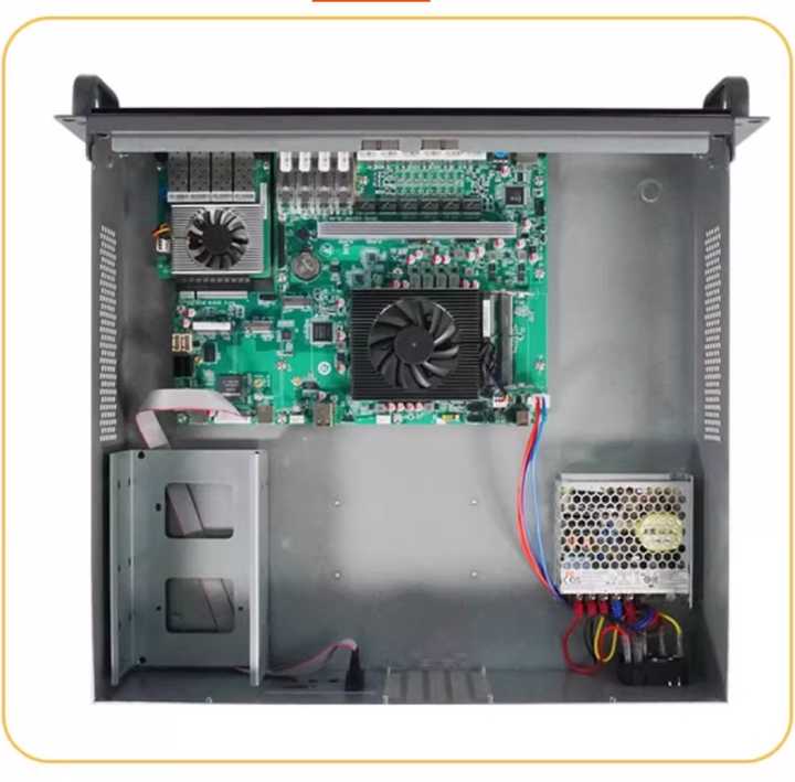 Industrial PC 1U Rack-Mount Soft Router Intel Atom C3758 Octa Core 10Gb ...