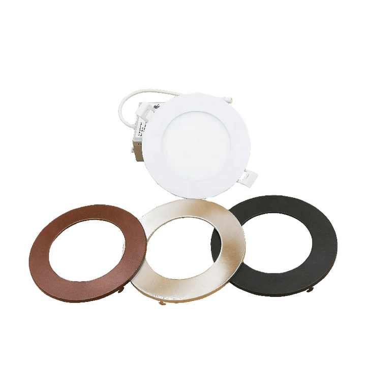 Indoor 4-Inch LED Ceiling Panel Lights Dimmable Slim Pot Downlight 9W ...