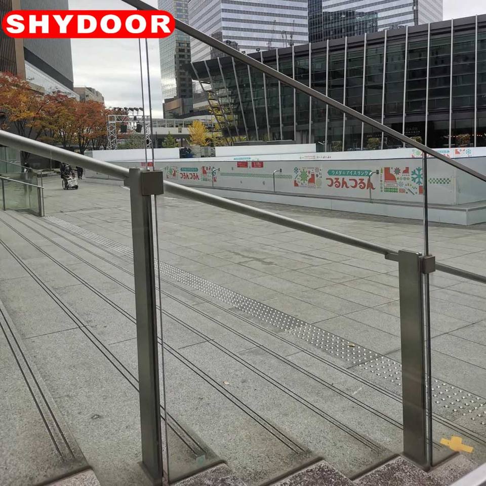 304 SS Commercial Grade Stair Railing Shopping Mall Park Use ...