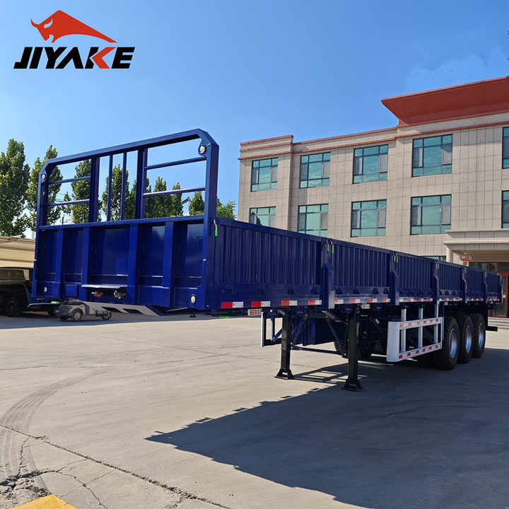Three Axle Steel Cargo Semi Trailer 4x6 Double Axle Trailer and 8x5 ...