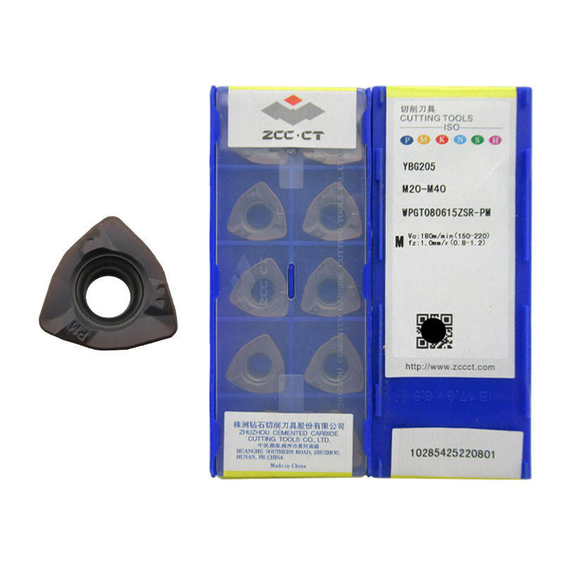 ZCC WPGT080615ZSR-PM CNC Cutting Tool YBG205 Cemented Carbide Hard ...