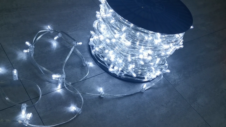 100m Roll of 12v LED Fairy Lights - Holiday Decorative Strings