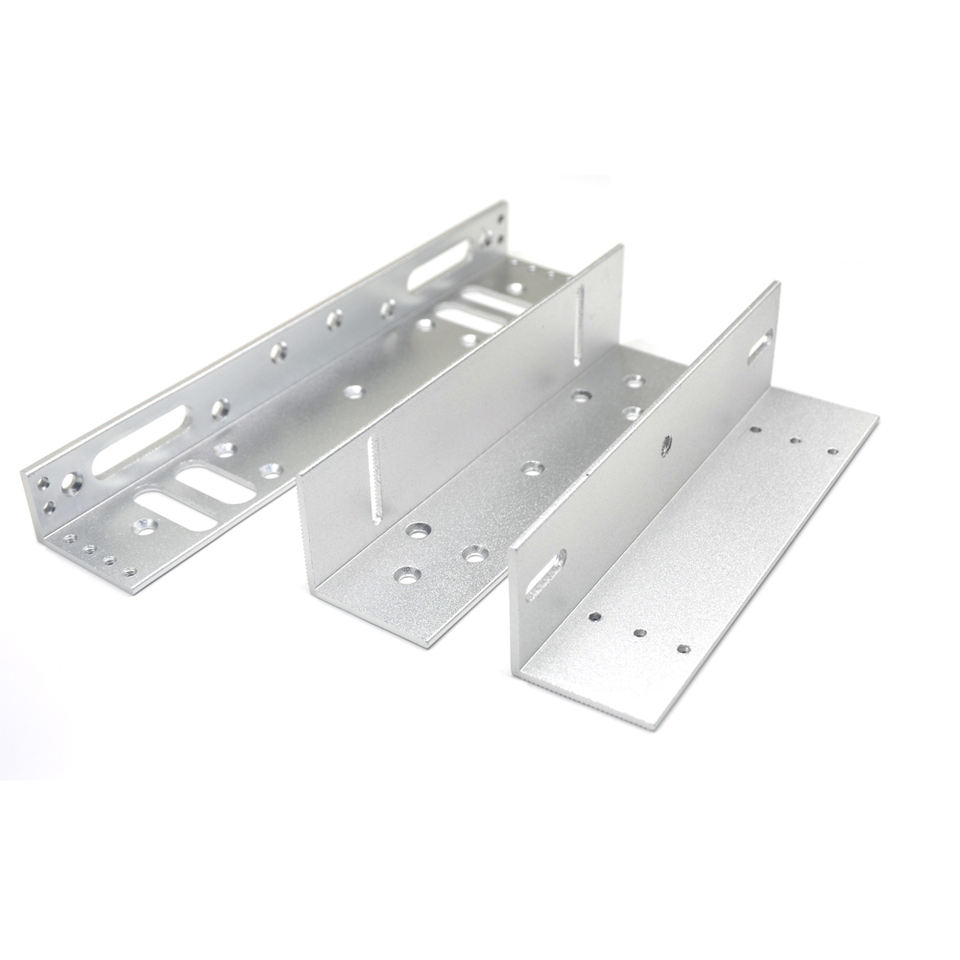 280kg Magnetic Lock ZL Shape Bracket 350lbs/600lbs Frameless Glass Door ...