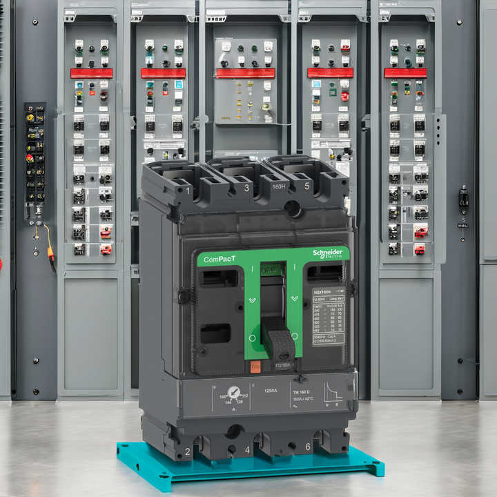 Serie NSX MCCB ComPacT 3P 4P 70kA NSX250H Micrologic 6.2E C25H36E100 ...