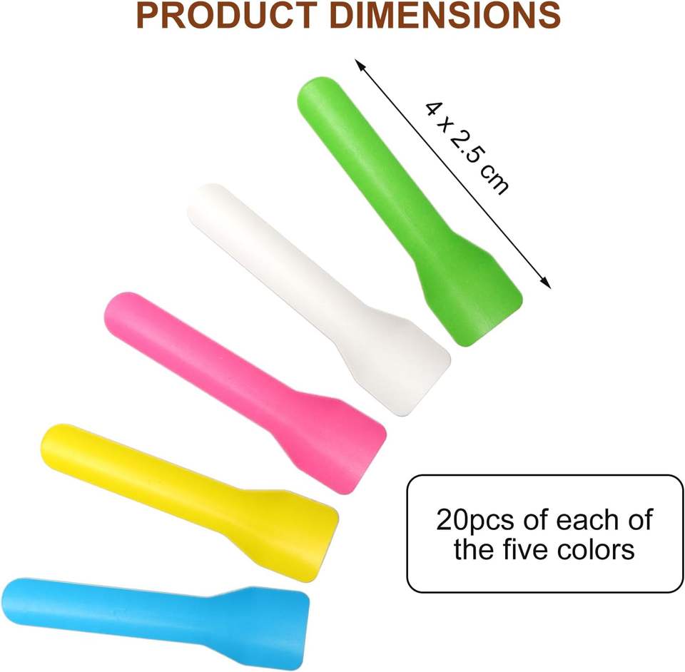 Custom Logo Disposable Paper Dessert Spoon Compostable Ice Cream Spoon ...