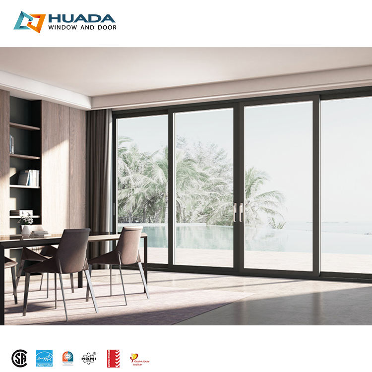 NFRC Certified Aluminum Sliding Doors Exterior Lift and Slide Door ...