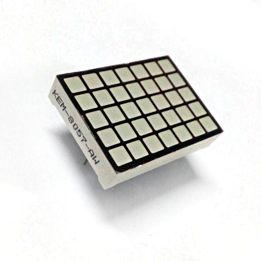Houkem-8057-bsr Led Matrix 5x7 - Yellow Green Dot Display