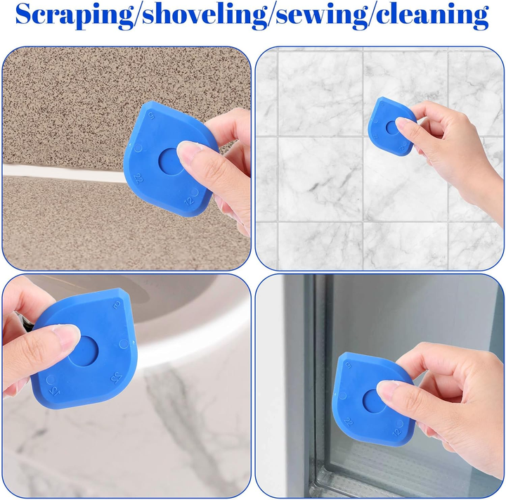 5PCS Silicone Sealant Spreaders Spatula Plastic Scrapers for Door ...