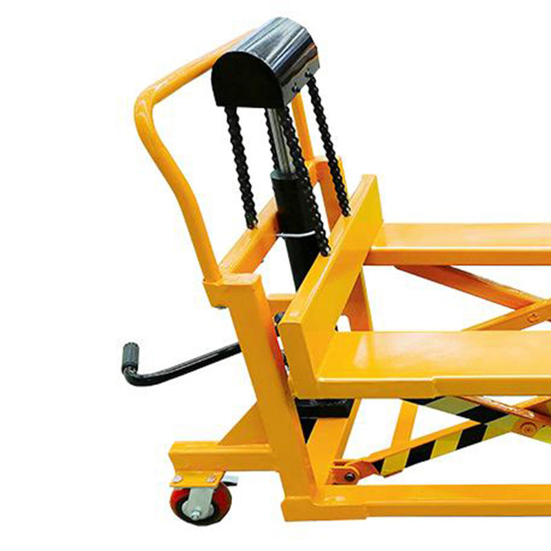 Stable Manual Hydraulic Scissor Lifting Forklift Double Cylinder 800mm ...