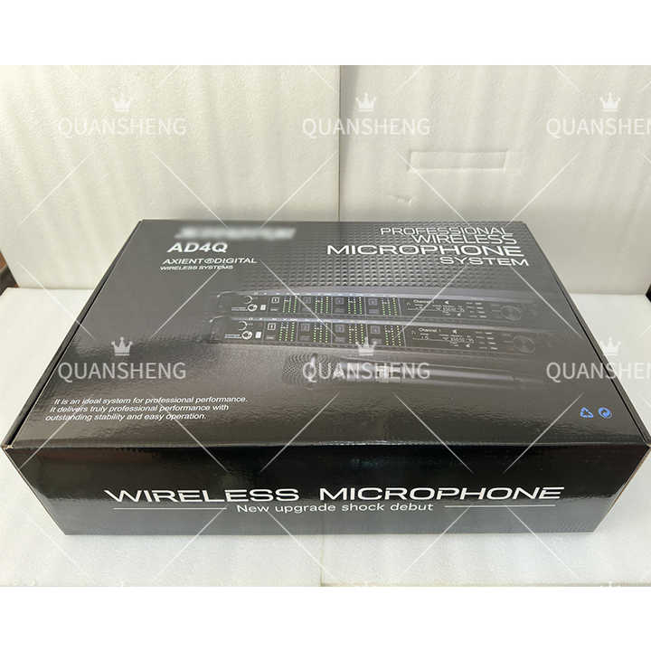 AD4Q Professional Digital Wireless Microphone - 4 Channels
