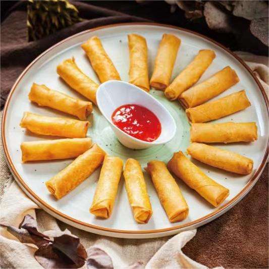 Zhaozhen IQF Chinese Halal Frozen Spring Rolls Sour & Spicy with Salty ...
