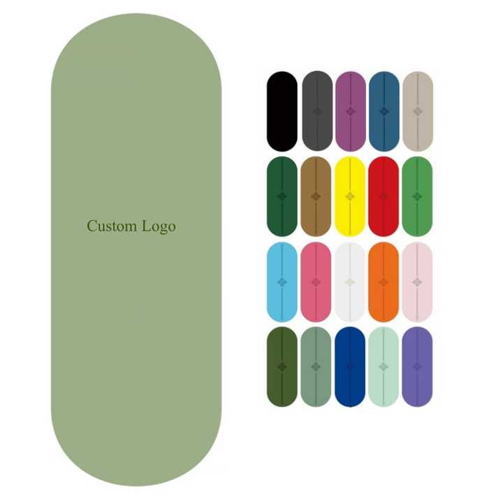 Custom Gym Workout Fitness Pilates Beige Thick Eco Friendly Large ...
