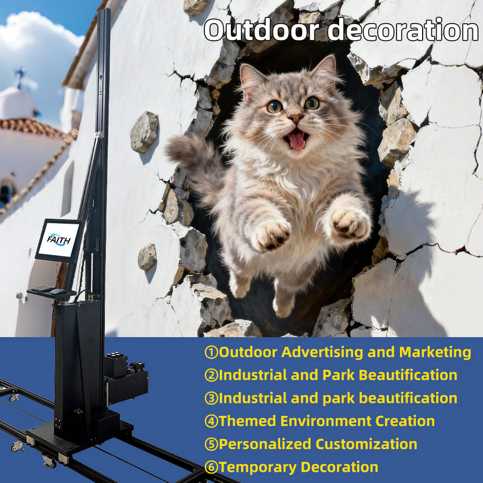 FAITH Smart Wall Printer Fully Automatic Large-Format Wall Painting ...