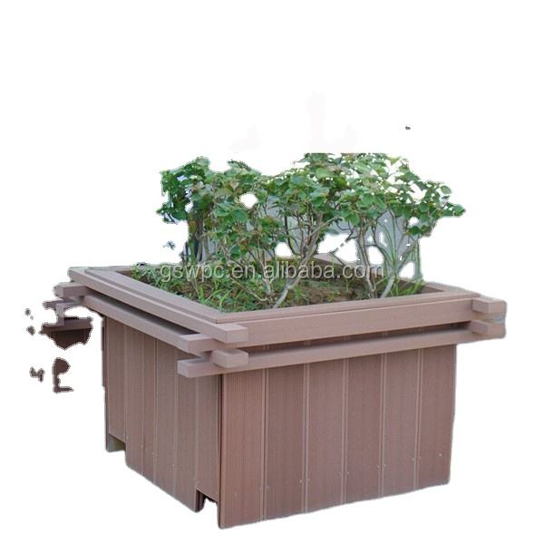Durable WPC Flower Boxes for Outdoor Garden Decor