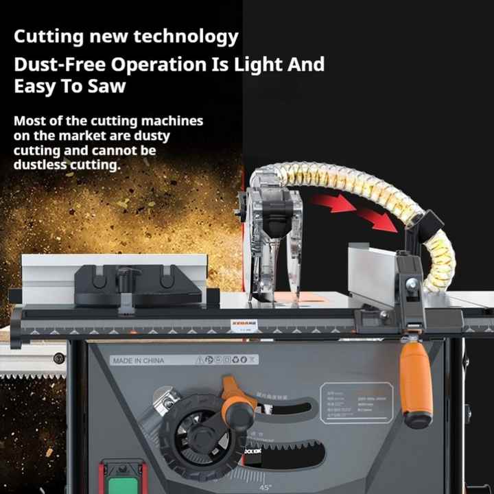 Multifunctional 8-Inch Woodworking Table Saw Cutting Machine Dustless ...