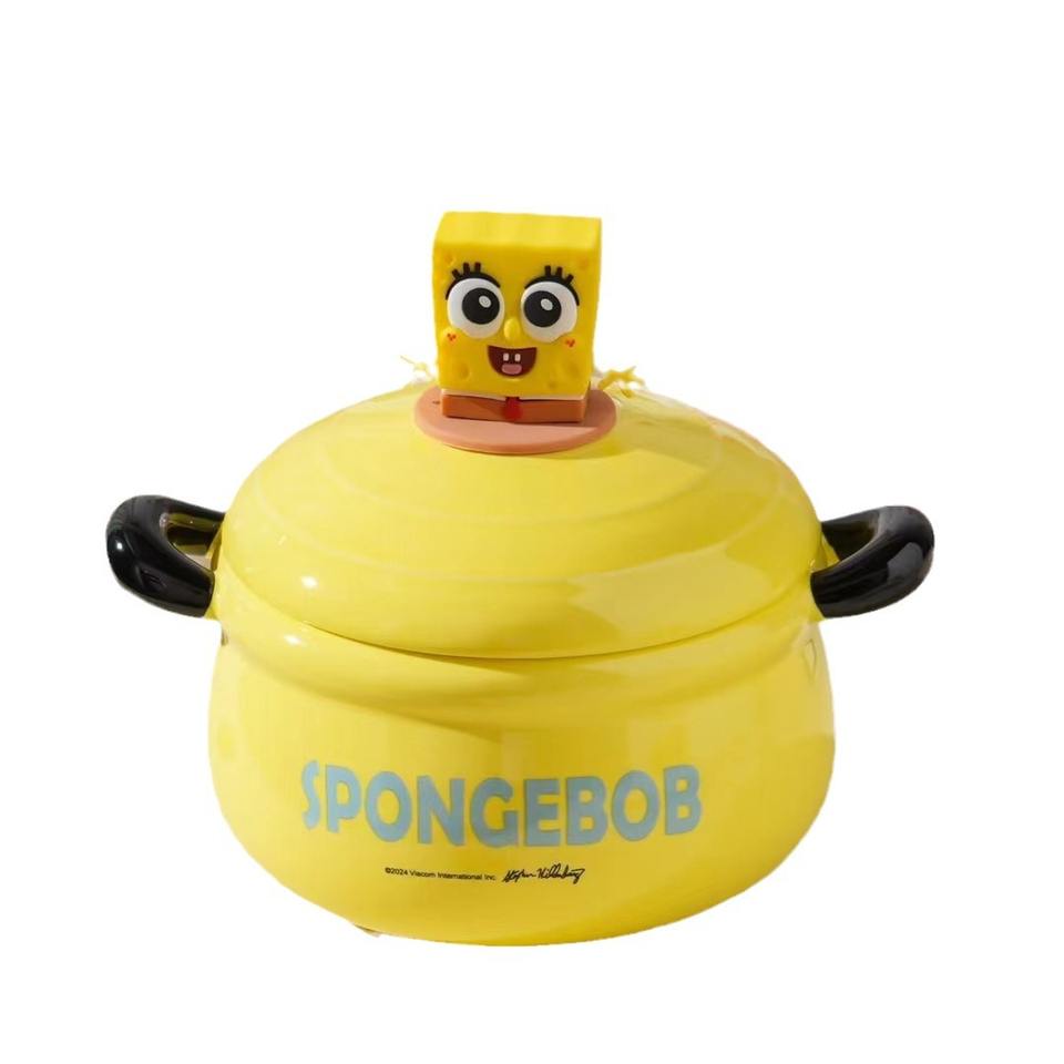 Genuine Authorized SpongeBob SquarePants Ceramic Instant Noodle Bowl ...