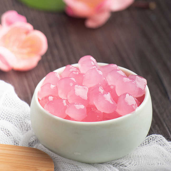 Bahan Baku Teh Bubble Tea Hot Pop Produk Pembuatan Bir Bola Kristal ...