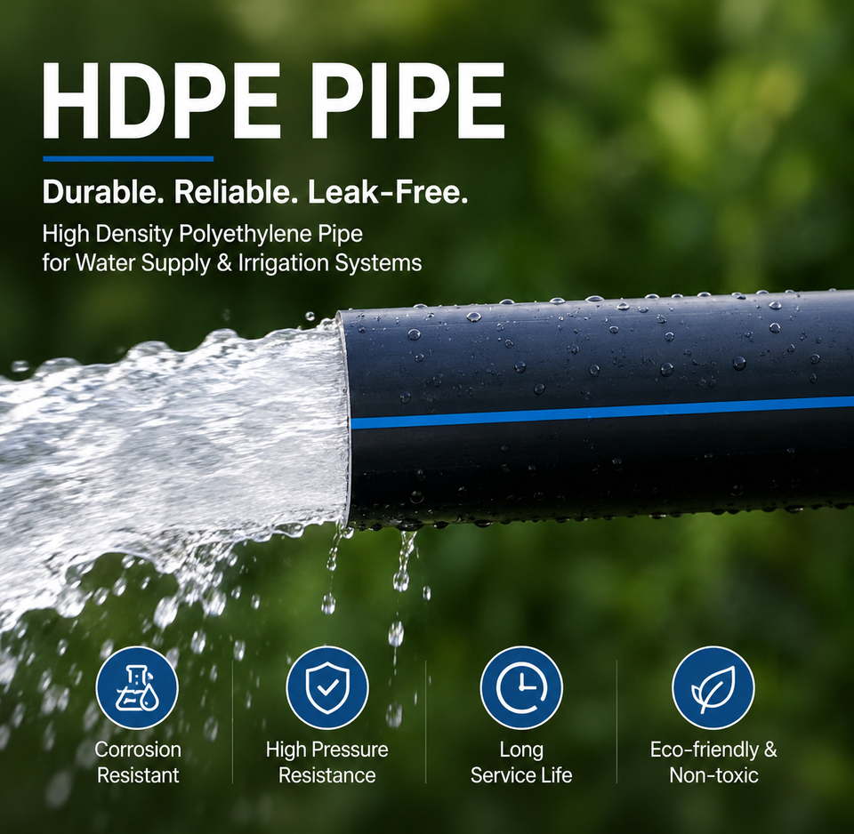 Large Diameter HDPE Pipe High Strength HDPE Pipe for Construction ...
