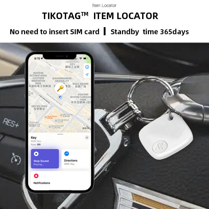 Mini Smart Tag GPS Tracker Waterproof Plastic Key Bag Child & Pet ...