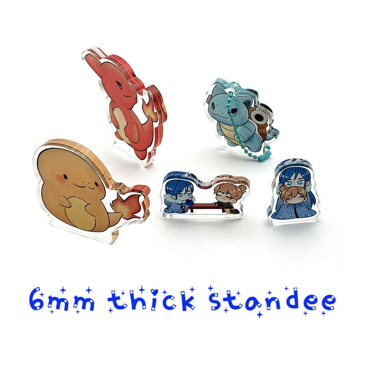 Kuien Custom Cute Anime Standee - 6mm Thick Acrylic Block
