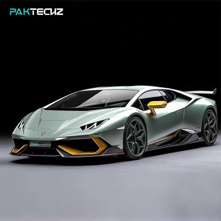 Paktechz Dry Carbon Fiber Full Body Kit Front Bumper Side Skirt Rear ...