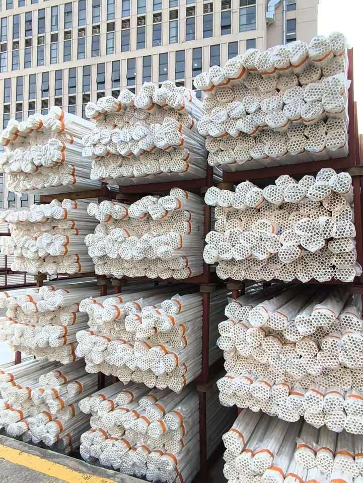 White PVC Flame Retardant Electrical Conduit ISO Standard for ...