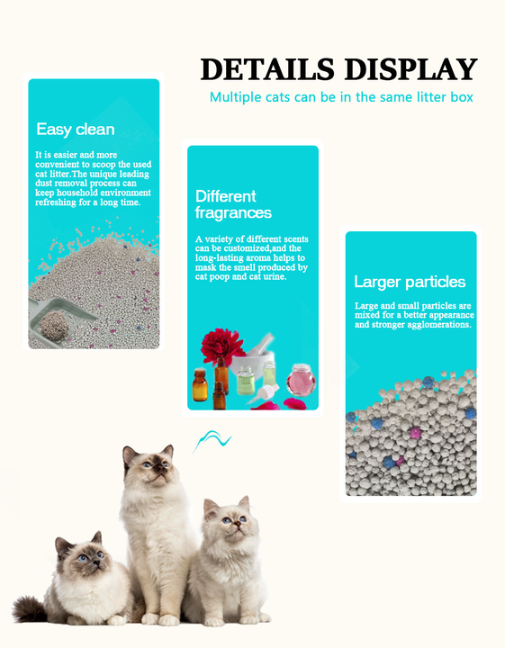 Premium White Bentonite Cat Litter - Quick Clumping & Effective Odor ...