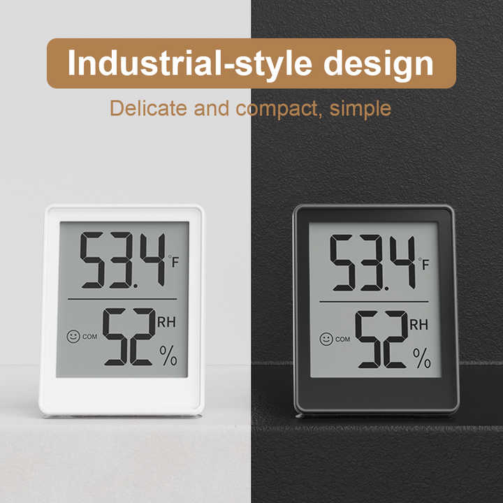 Digital Thermo-Hygrometer, Indoor Outdoor Thermometer Hydrometer with ...