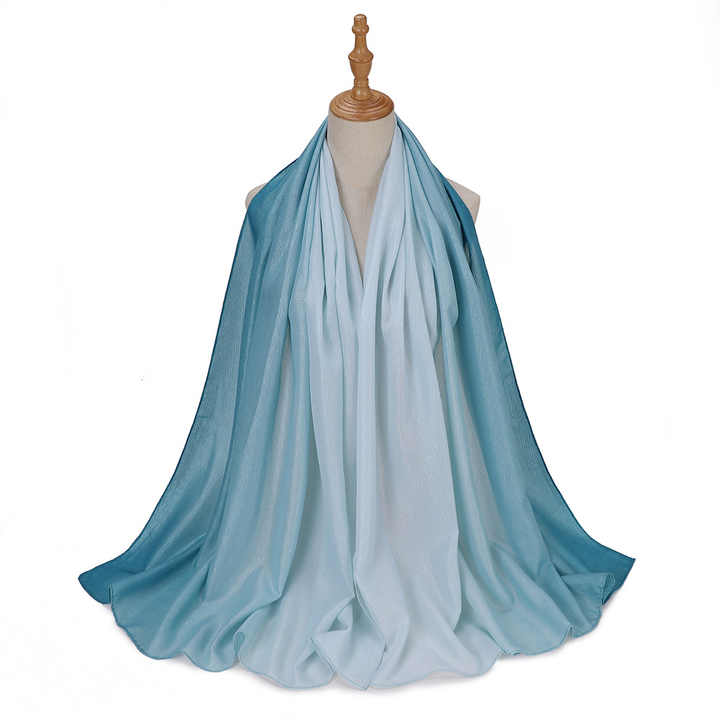 Wholesale Plain Long Black Premium Georgette Chiffon Fabric Flowy ...