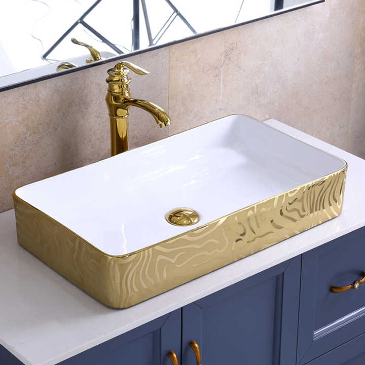 Lavabo Fancy Bathroom Ceramic Wash Basin Table Top Sinks Bowl Art Basin ...