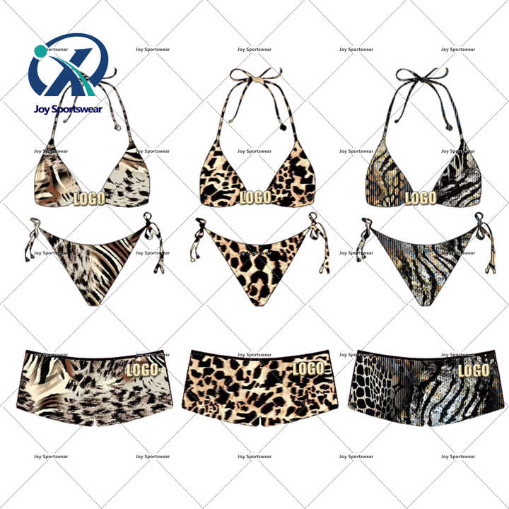 Shop High Quality Women's Leopard Beach Bikini Swimwear