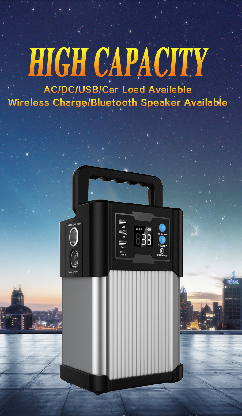 Professional Solar High Capacity 300w 80000mah Fast Charging Wireless ...