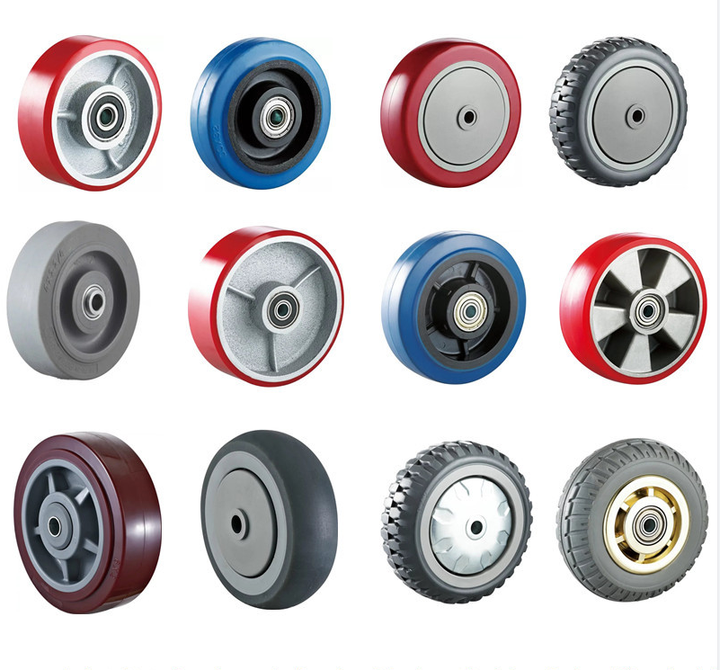 Solid Rubber Wheel Caster for Transporting - OEM Available, Any Size ...