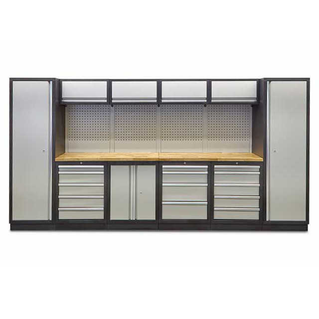 Heavy-Duty Multi-Functional Tool Storage Cabinet Steel Plate Garage ...
